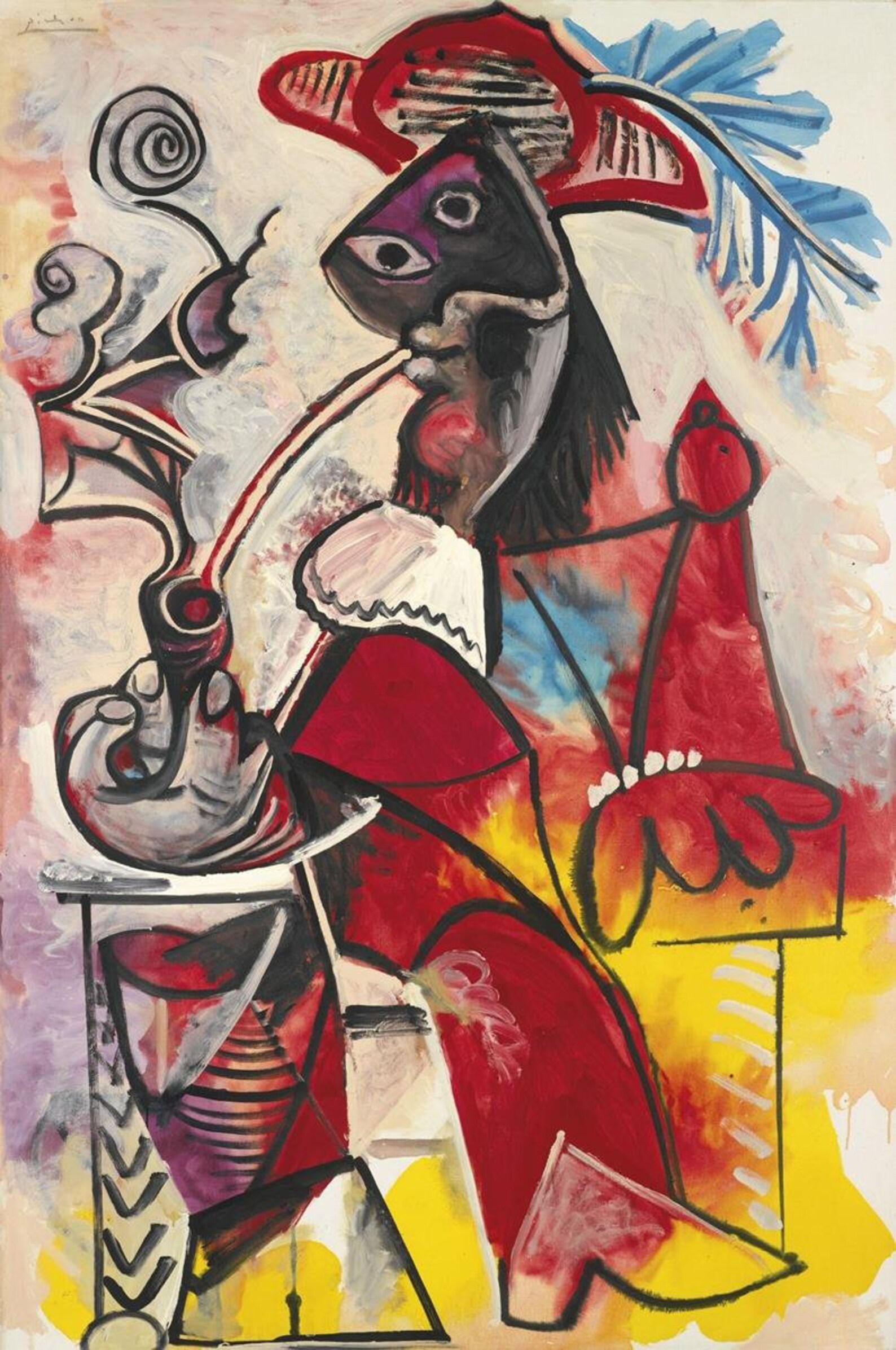 Pablo Picasso - Musketeer With a Pipe, 1969, Fine Reproduction, Fine ...