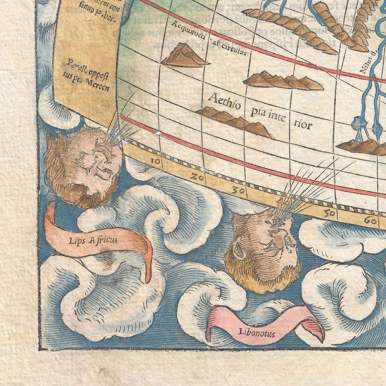 Ancient Map of the World 1550 Very Rare Map Ptolemy Map - Etsy Finland