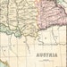 Old Map of Austria 1850 Very Rare Map Colorfull Map - Etsy