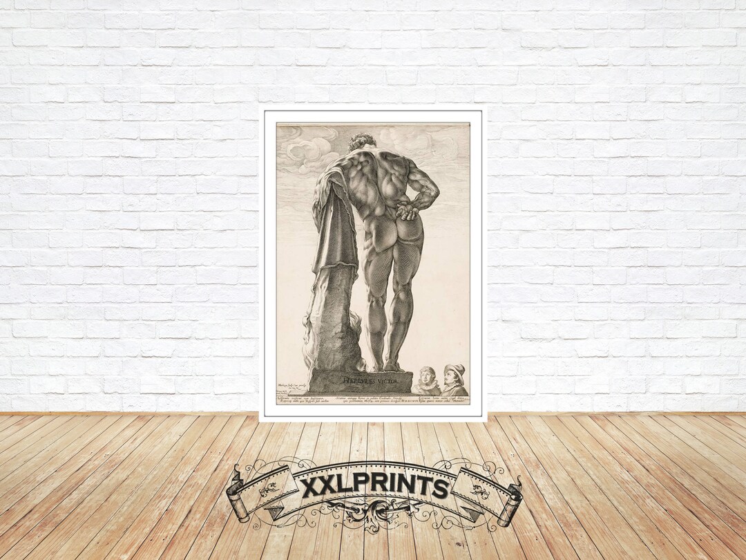 Hendrick Goltzius Hercules Print: 1592 Fine Art Reproduction - Etsy