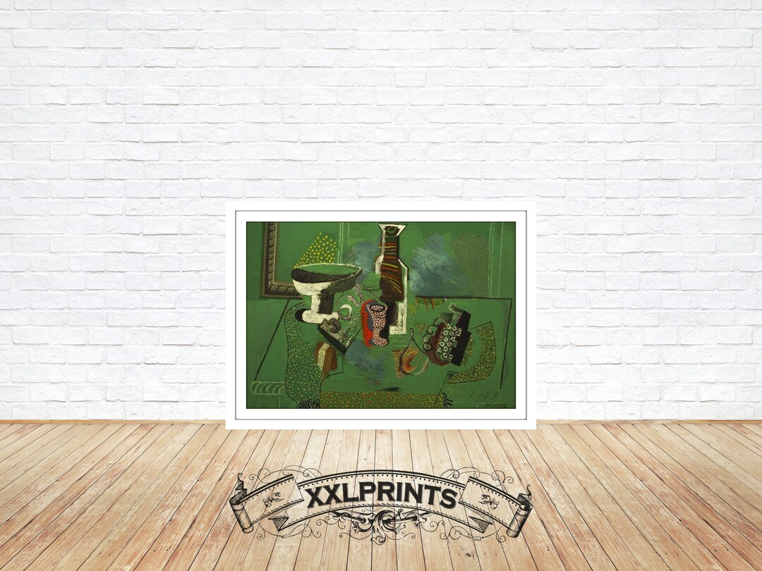 Picasso Green Still Life Print: Fine Art Reproduction - Etsy