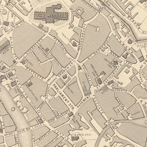 York 1851 Map Print: Antique City Plan Fine Art Reproduction - Etsy