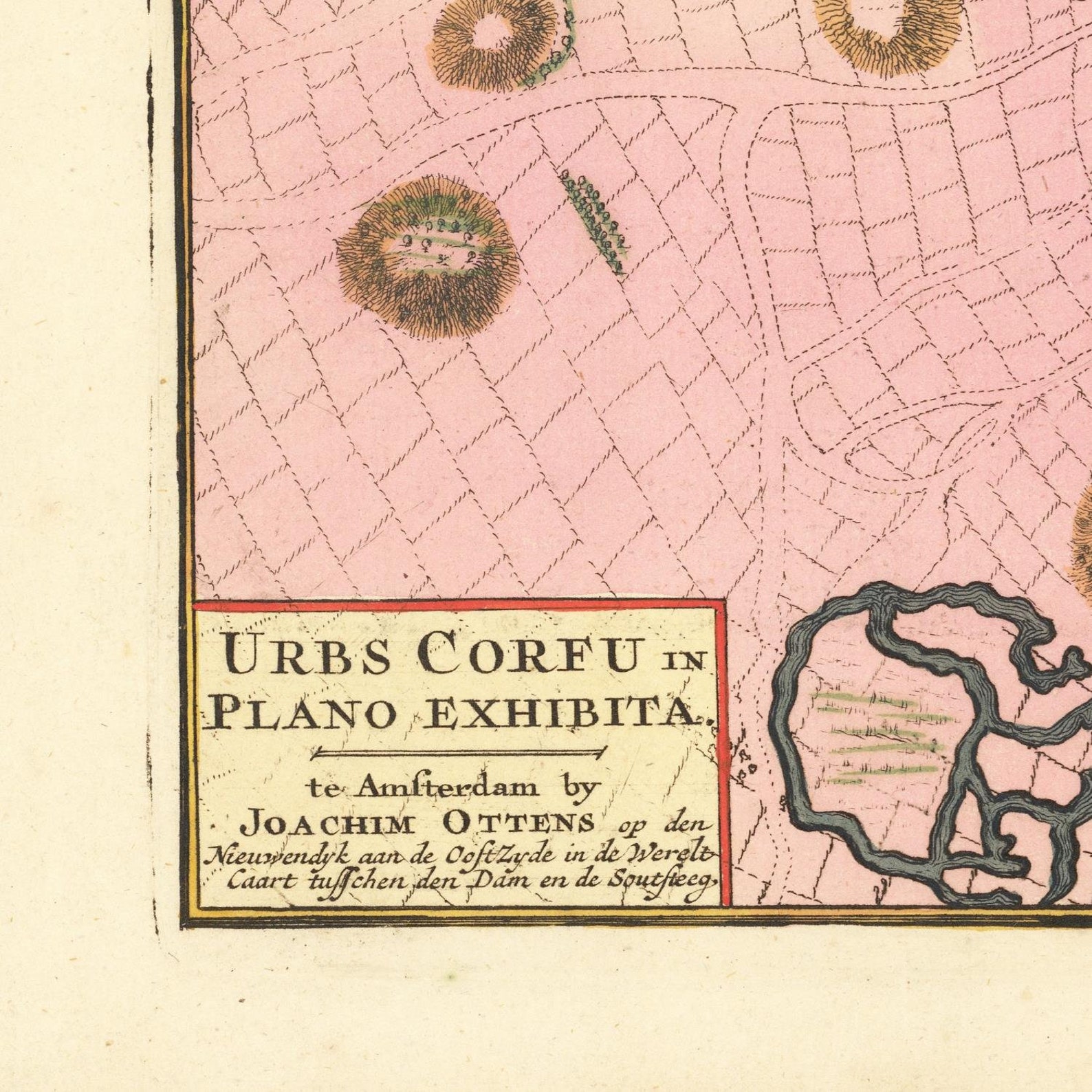 Corfu Map Print: 1730 Antique Reproduction, Fine Art Giclée - Etsy