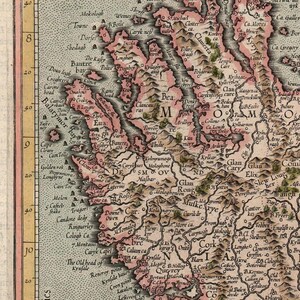 Ancient Ireland Map Print: 1595 Reproduction, Fine Art Giclée - Etsy