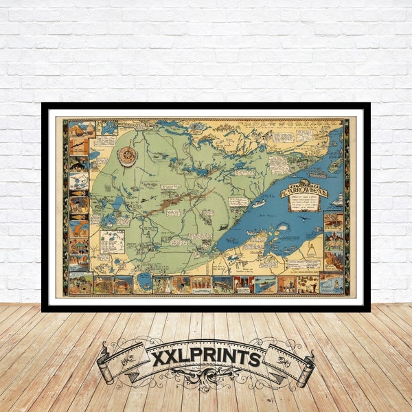 Old Minnesota Map - Etsy