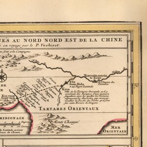 1698 Map of Tartary: Rare Fine Art Giclée Print - Etsy