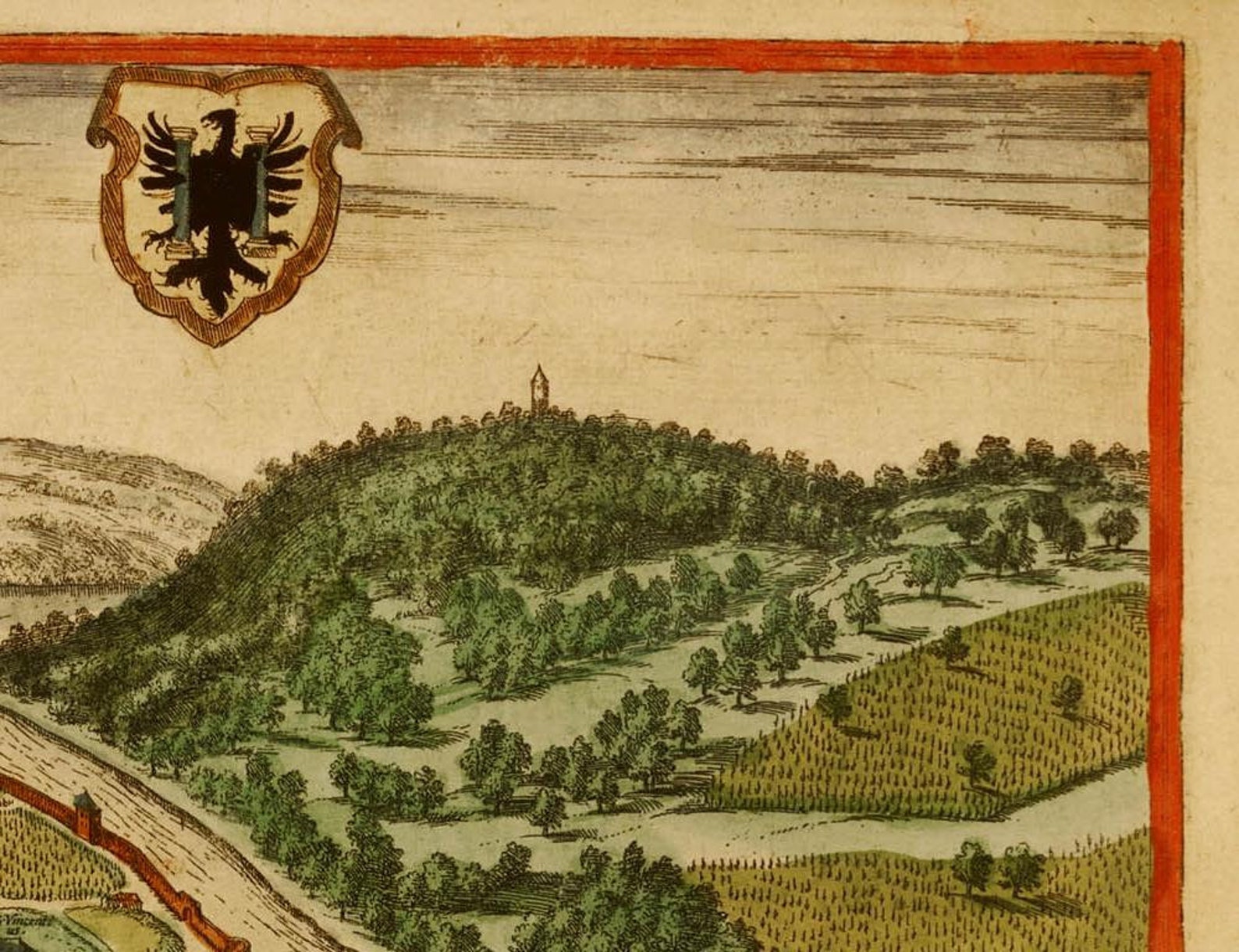 Besançon Map Print: 1572 Vesontio, Rare Vintage Fine Art - Etsy
