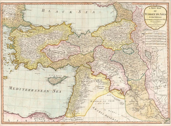 Turkije Kaart Overzicht
