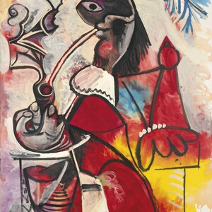 Pablo Picasso - Musketeer With a Pipe, 1969, Fine Reproduction, Fine ...