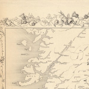 Old Railway Map of Great Britain, 1851, Rare Map, Fine Reproduction ...