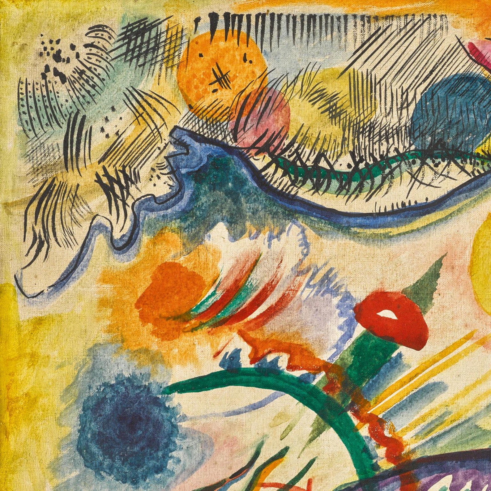 Kandinsky 'last Judgement' Abstract Art Print: Fine Art Reproduction - Etsy