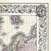 Antique Map of the World at 1852 Fine Reproduction Large - Etsy