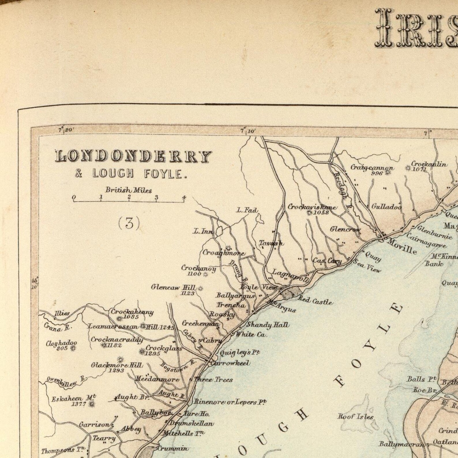 Old Map of the Irish Ports and Harbours 1872 Rare Map - Etsy