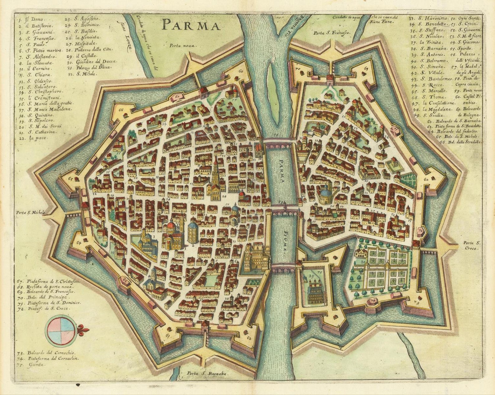 Ancient Parma Map Print, 1688: Fine Art Reproduction, Oversize - Etsy