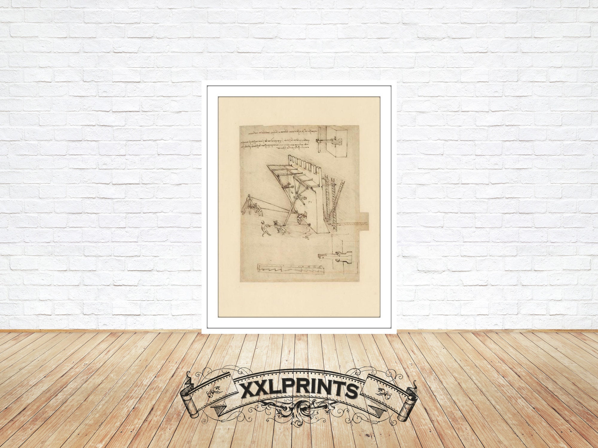 Leonardo Da Vinci Atlantic Codex Codex Atlanticus 11 | Etsy