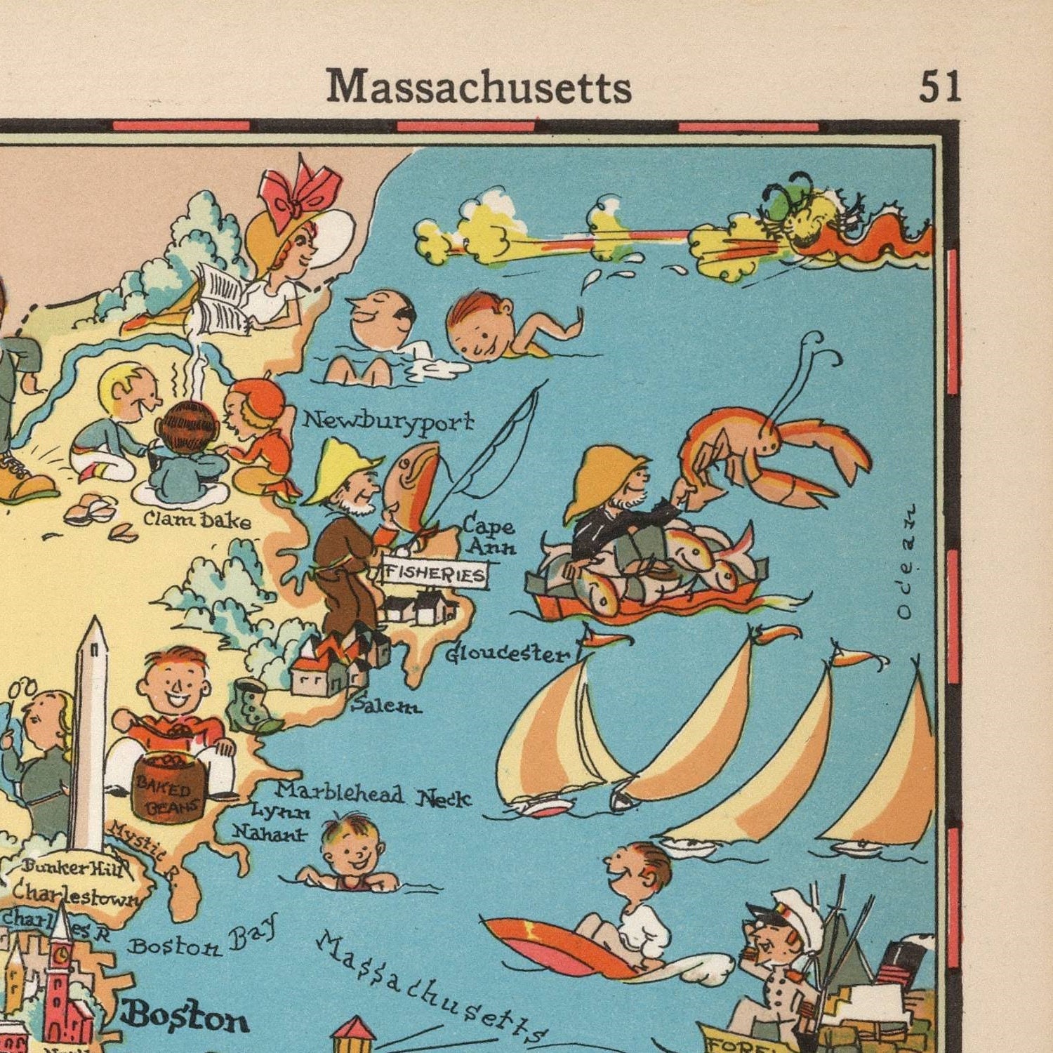 1935 Cartoon Map of Arkansas Pictorial Map Fine - Etsy