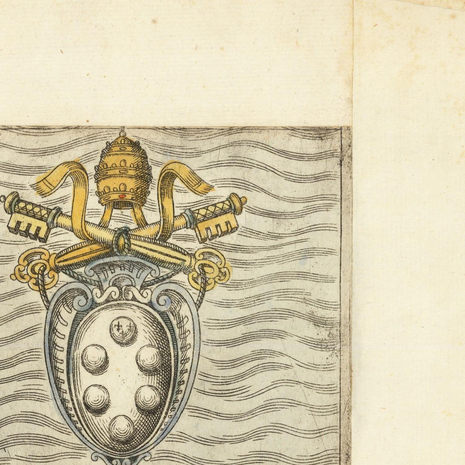 Ancient Map of Ancona 1564 Very Rare Fine Reproduction | Etsy