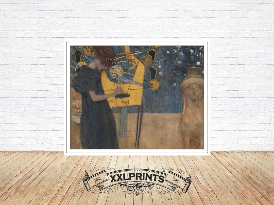 Gustav Klimt Music Print, 1895: Fine Art Reproduction - Etsy