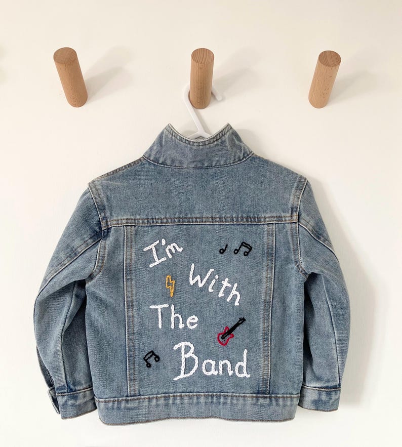 Rockstar - I’m With the Band - Rock ‘n Roll Kids Embroidered ...