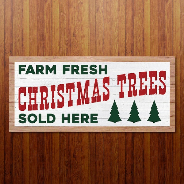Tree Farm Sign - Etsy