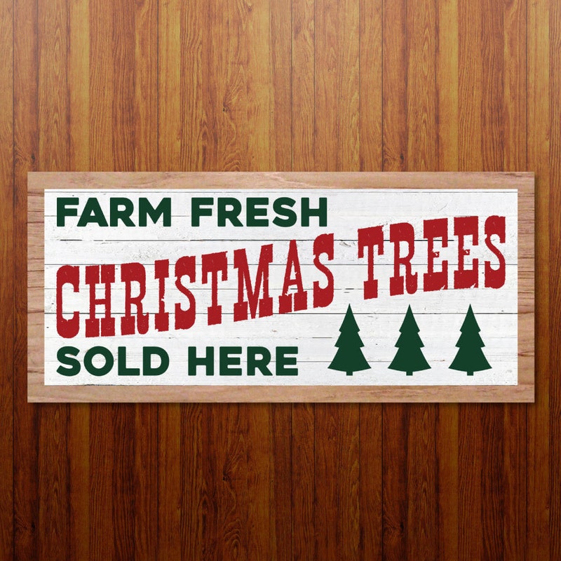 Tree Farm Sign - Etsy