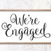 Wedding Cut File, Engagement, Wedding SVG, We're Engaged, DIY Wedding ...