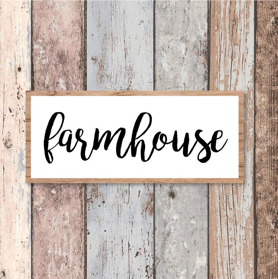 Modern Farmhouse Vector SVG Sign Printable Cuttable SVG | Etsy