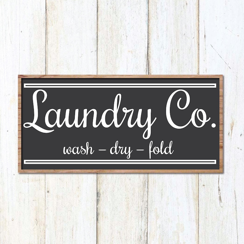 Laundry SVG Laundry Room Sign Rustic Laundry Sign Vector | Etsy