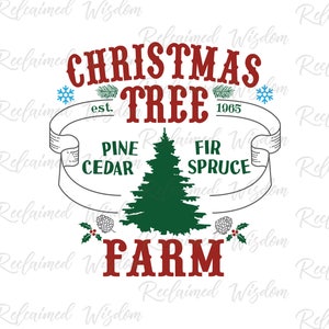 Christmas Tree Farm SVG, Christmas SVG, Christmas, Christmas, Vector ...