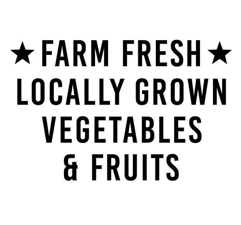 Farm Fresh Farm Fresh Sign Market Fresh Produce Farmers - Etsy