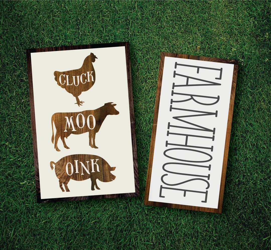 Farmhouse SVG Bundle, Modern Farmhouse, Farmhouse Wall Print, Animal ...