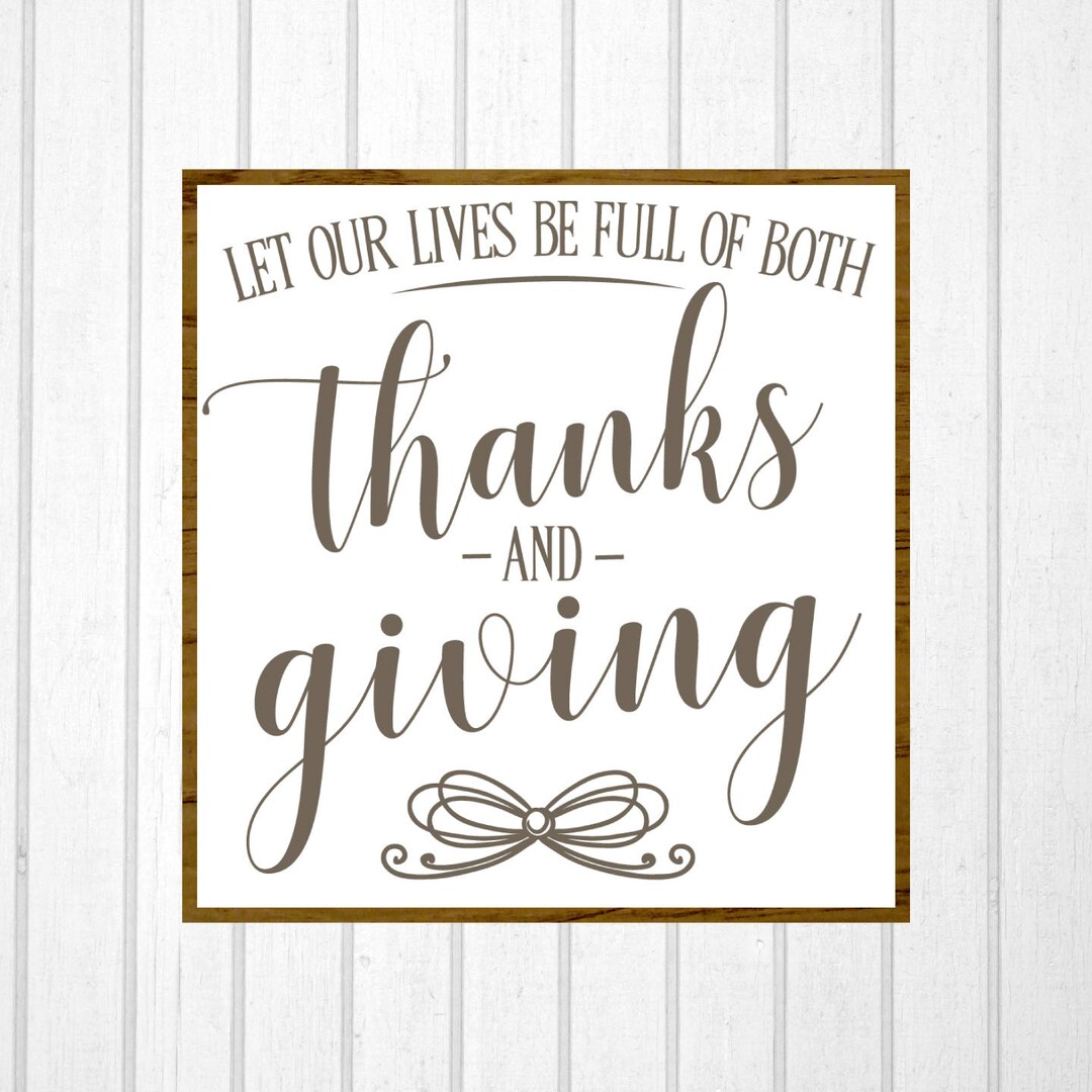 Thanksgiving SVG Thanksgiving Sign Fall SVG Fall Sign - Etsy