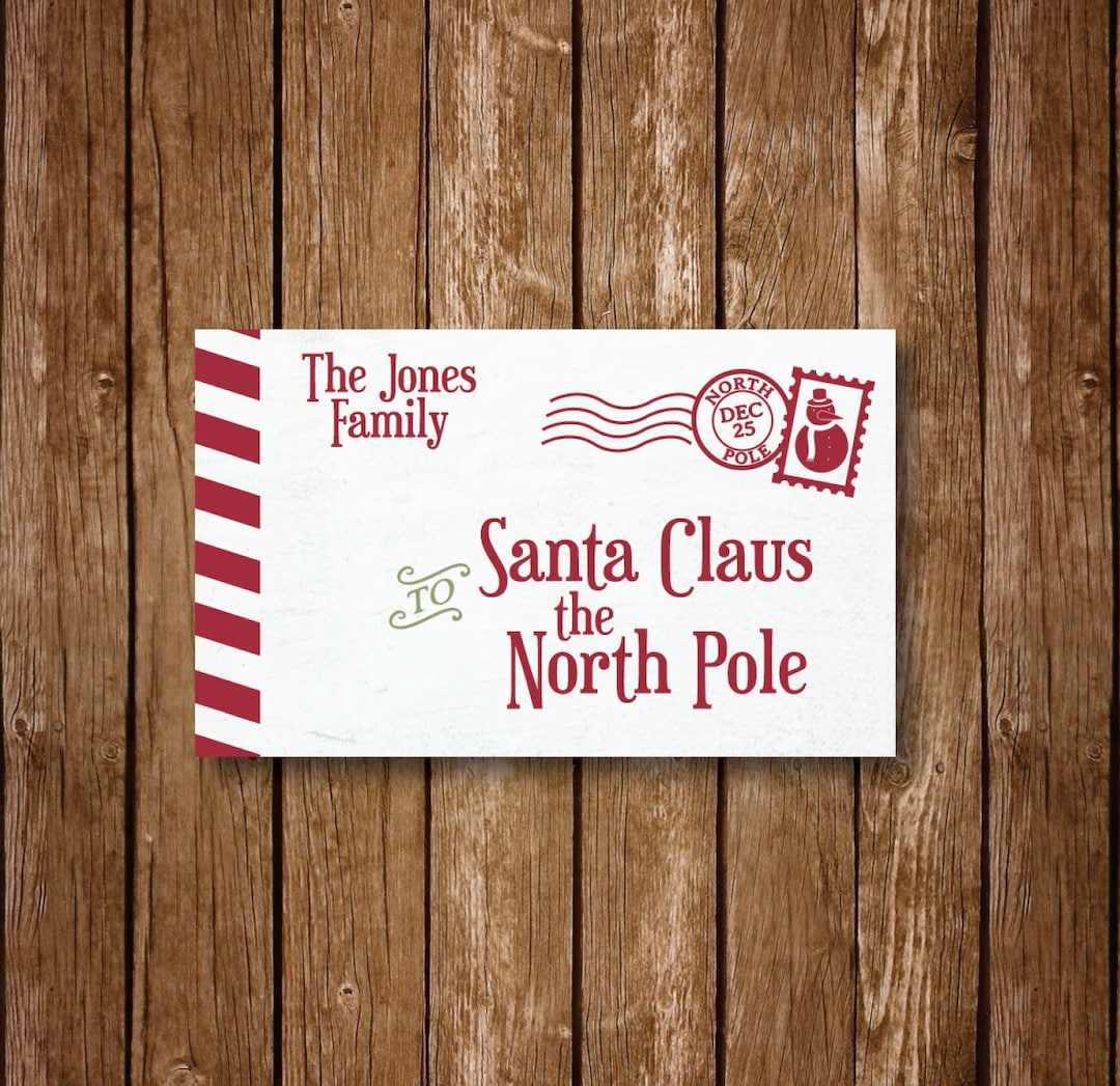 Santa Claus Letter, Santa Letter, Santa Cut File, Christmas Sign ...