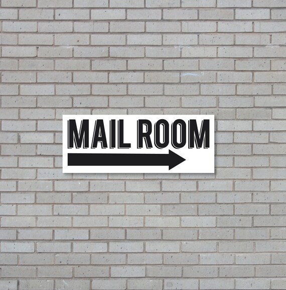 Mail Room Sign Modern Farmhouse Print Printable - Etsy