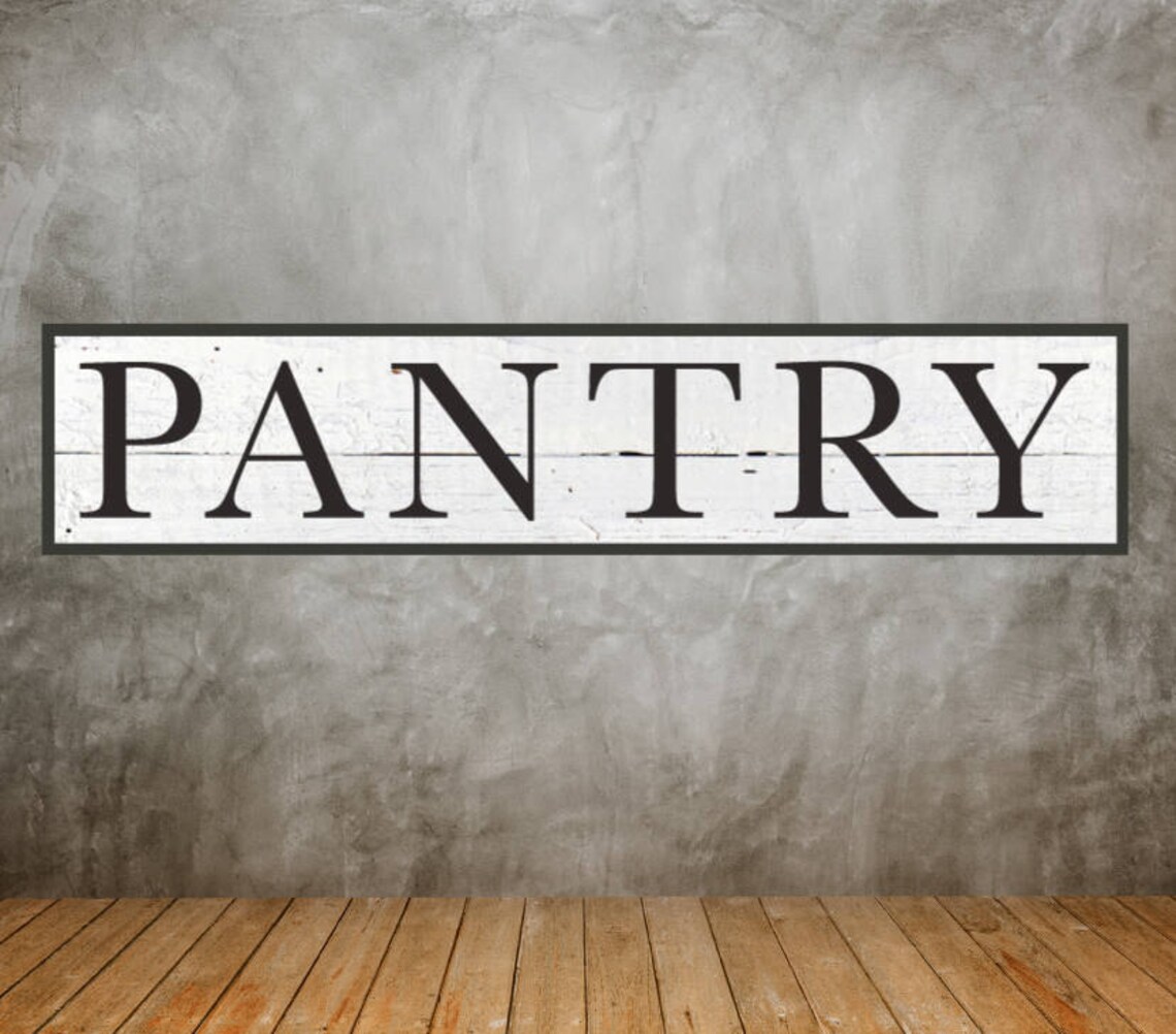 Pantry Sign Kitchen Pantry Sign Pantry Decals Printable - Etsy