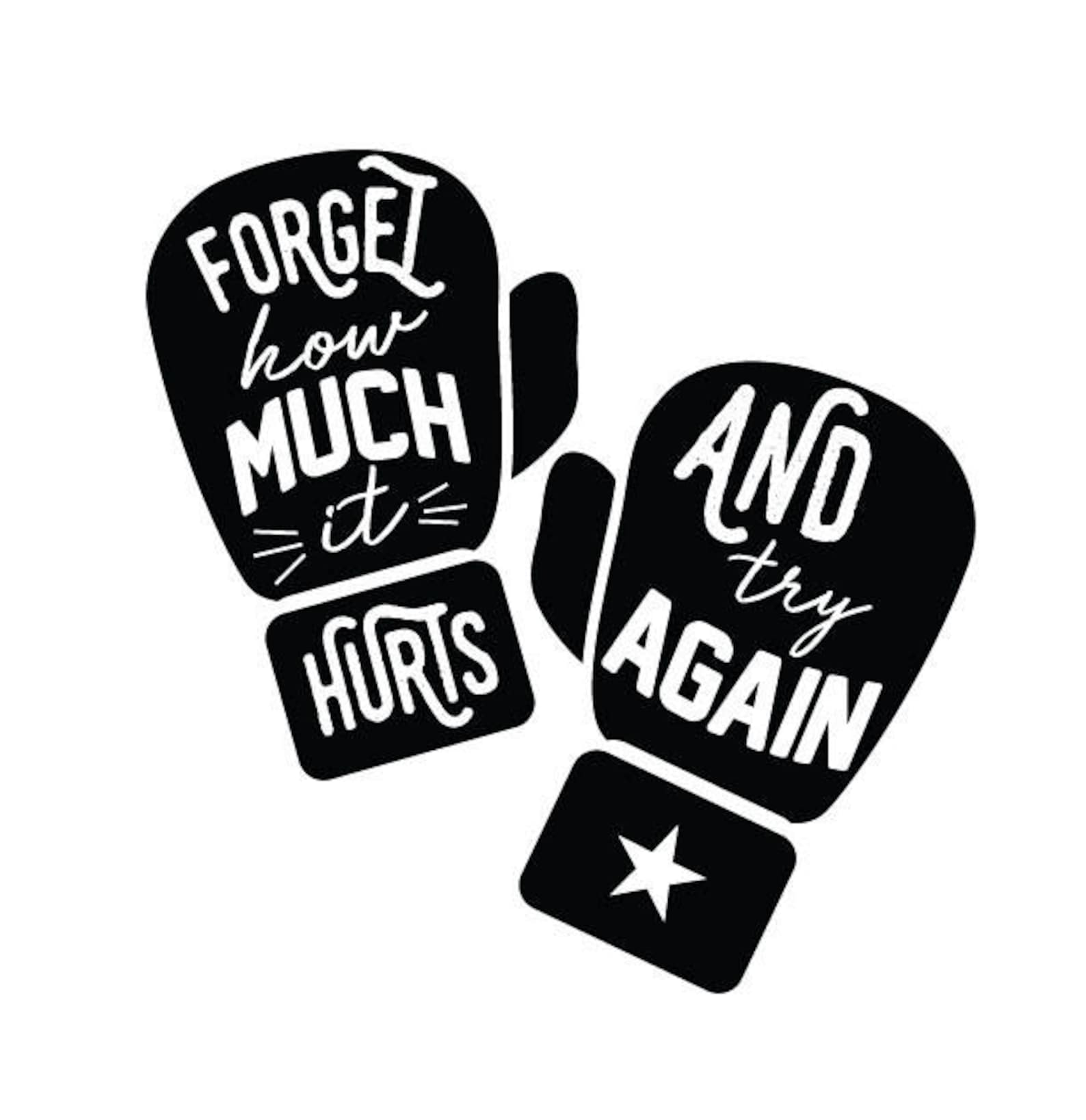 Inspirational Sign Boxing Sign Boxing Printable Cuttable | Etsy