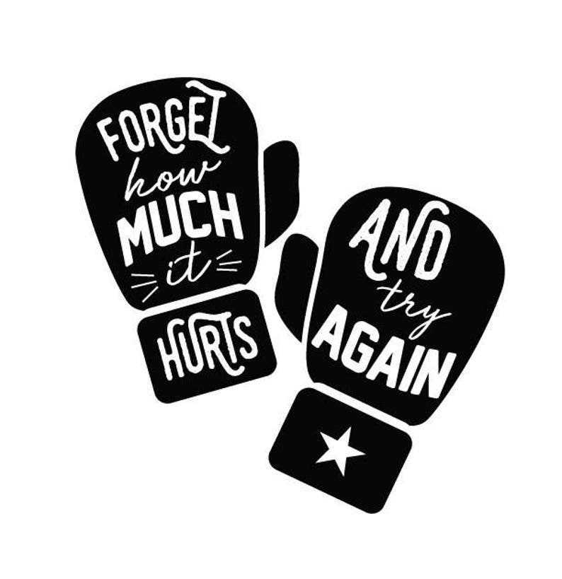 Inspirational Sign Boxing Sign Boxing Printable Cuttable - Etsy