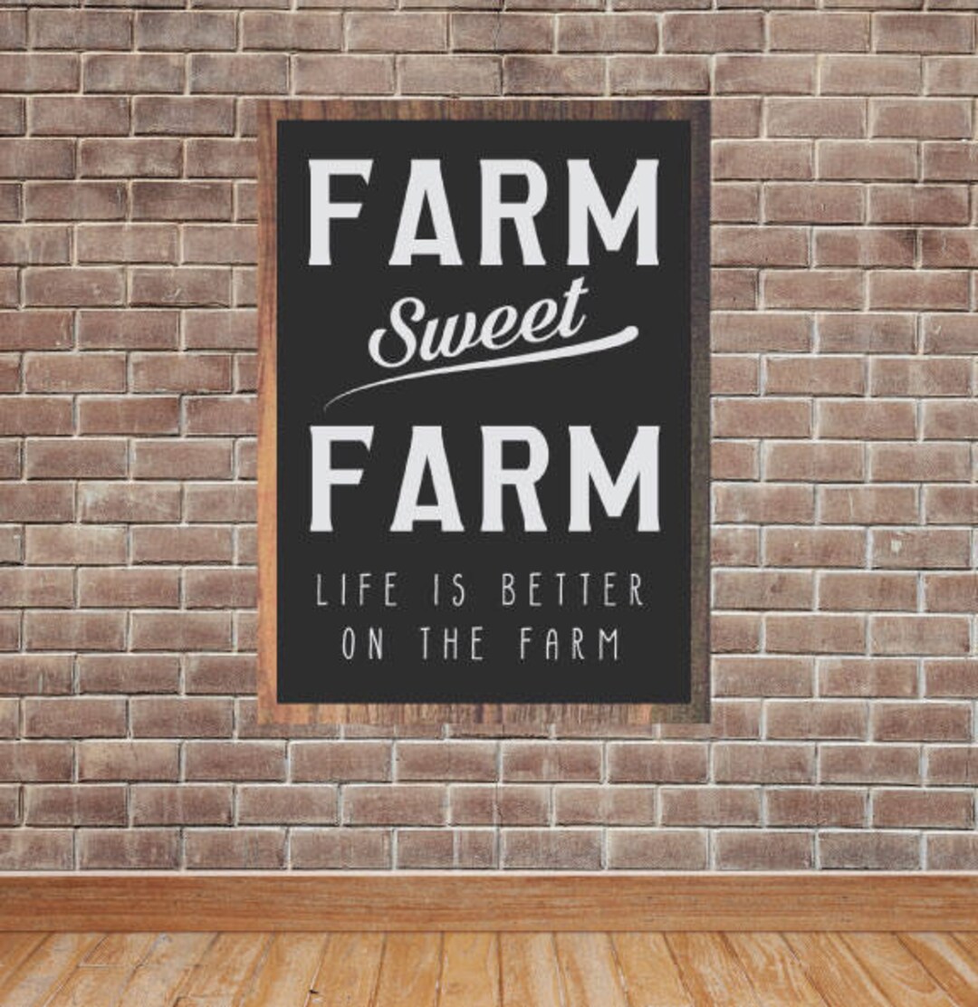 Modern Farmhouse, Farm Cut File, Sign, Printable, Cuttable, SVG, Vinyl ...