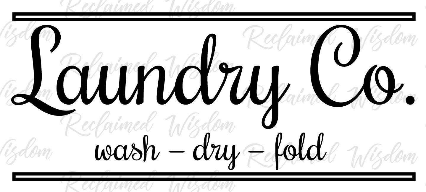 Laundry SVG Laundry Room Sign Rustic Laundry Sign Vector - Etsy Australia