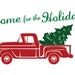 Christmas SVG, Christmas Truck SVG, Christmas Vectors, Stencil, Cut ...