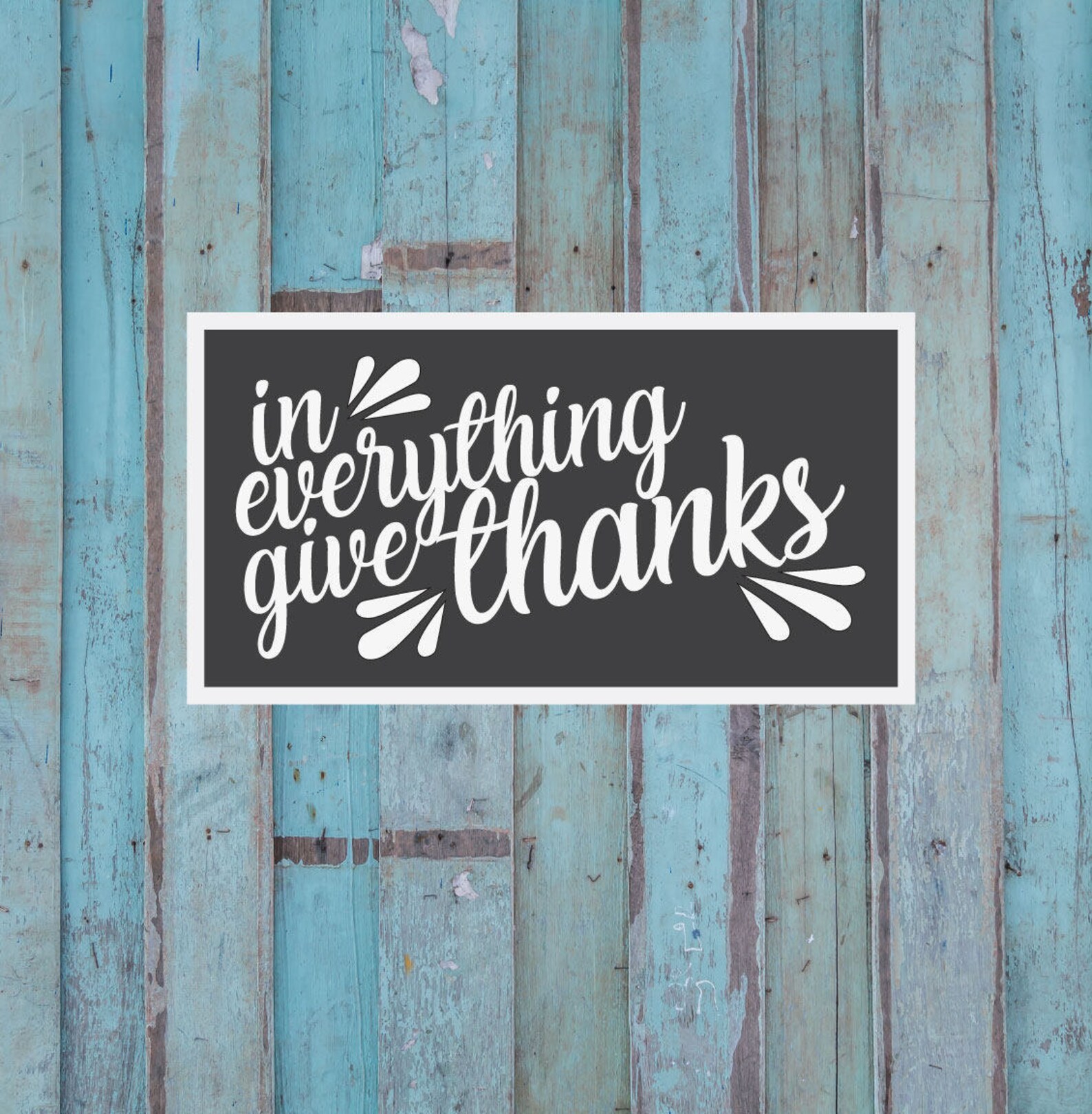 Thanksgiving SVG Be Thankful Sign Give Thanks Bible Verse - Etsy