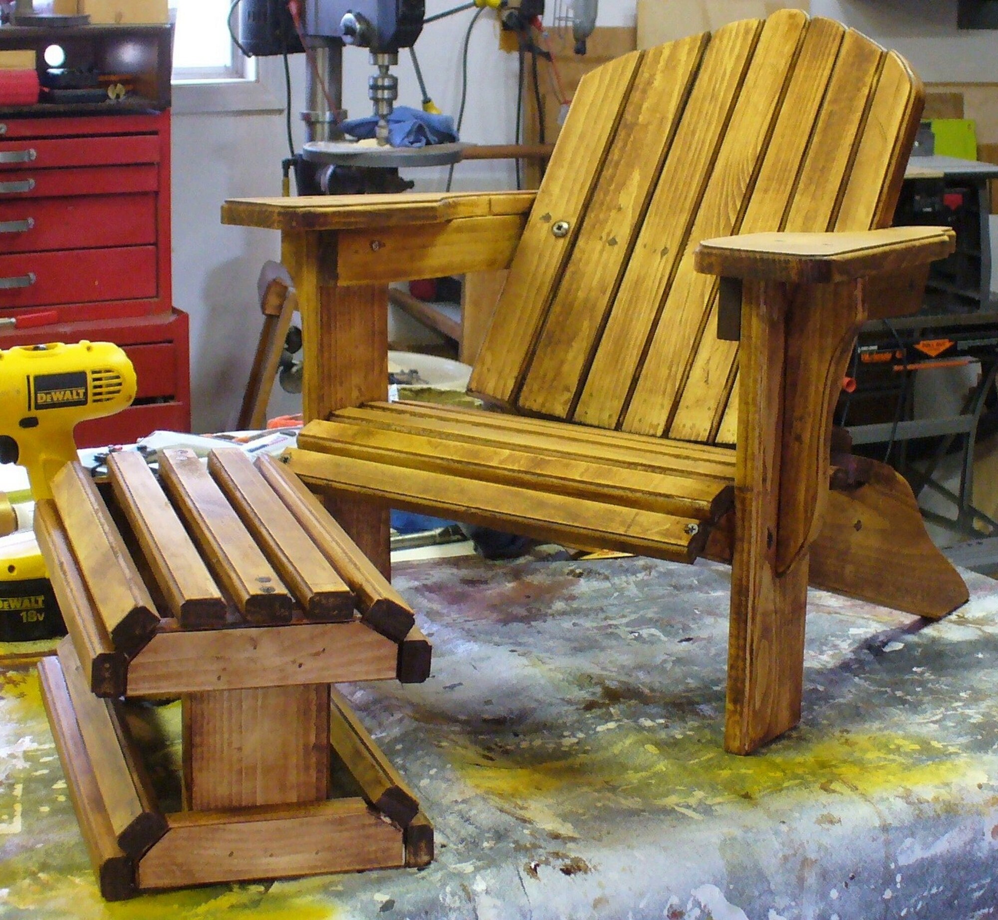 DIY Adirondack Chair How-to Book Pattern Plan to Easily Build Adult ...