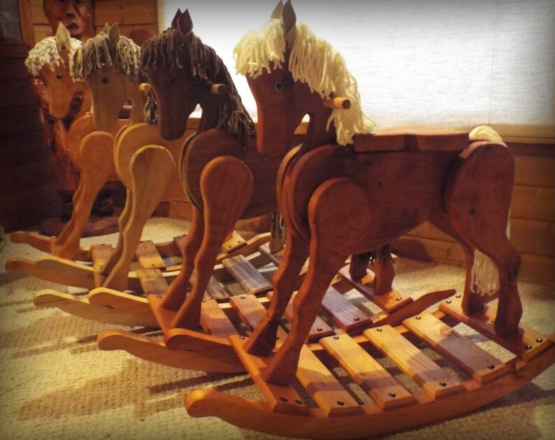 DIY Rocking Horse How-to Book Pattern Plan to Easily Build - Etsy