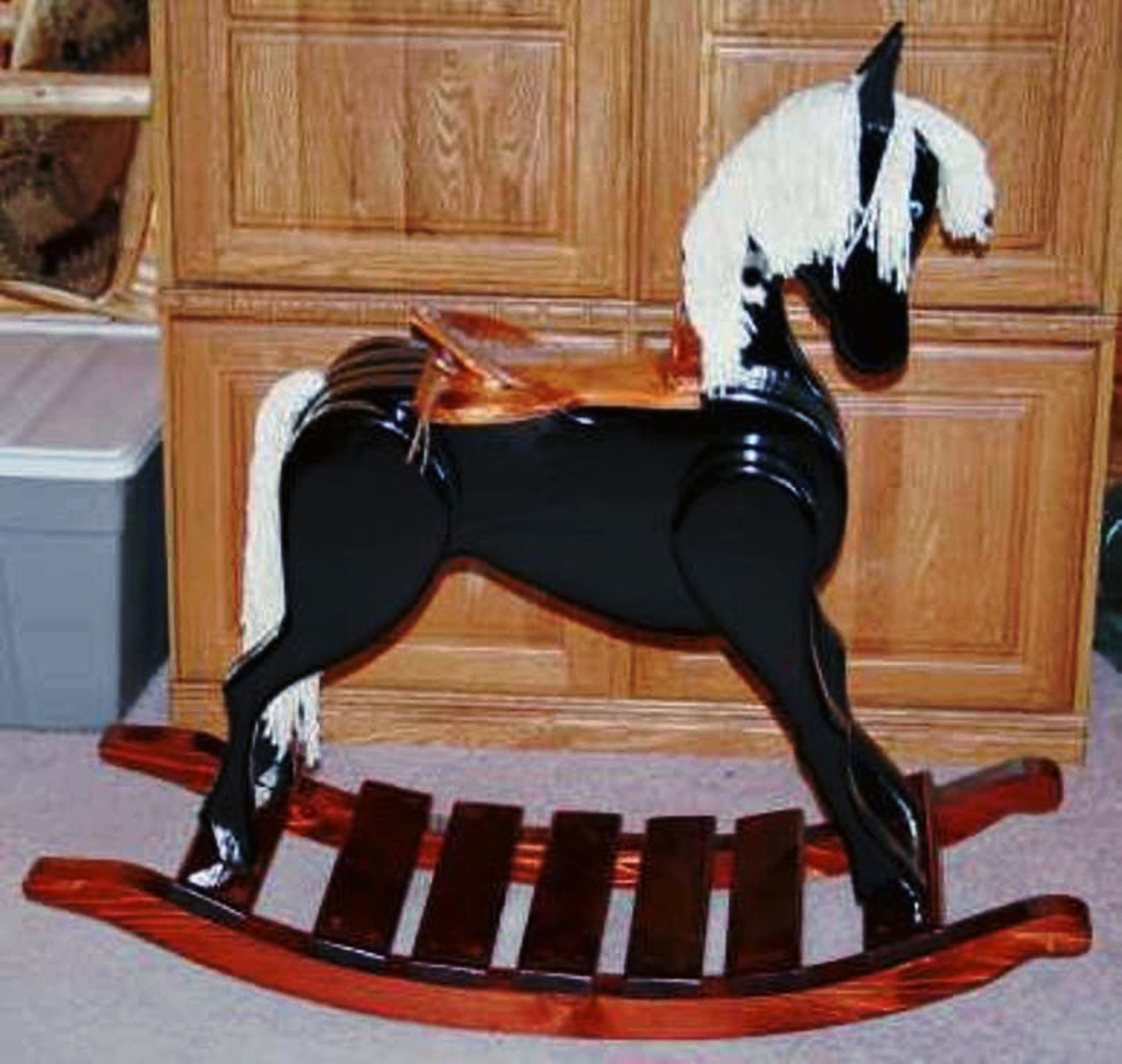 DIY Rocking Horse How-to Book Pattern Plan to Easily Build Child Size ...