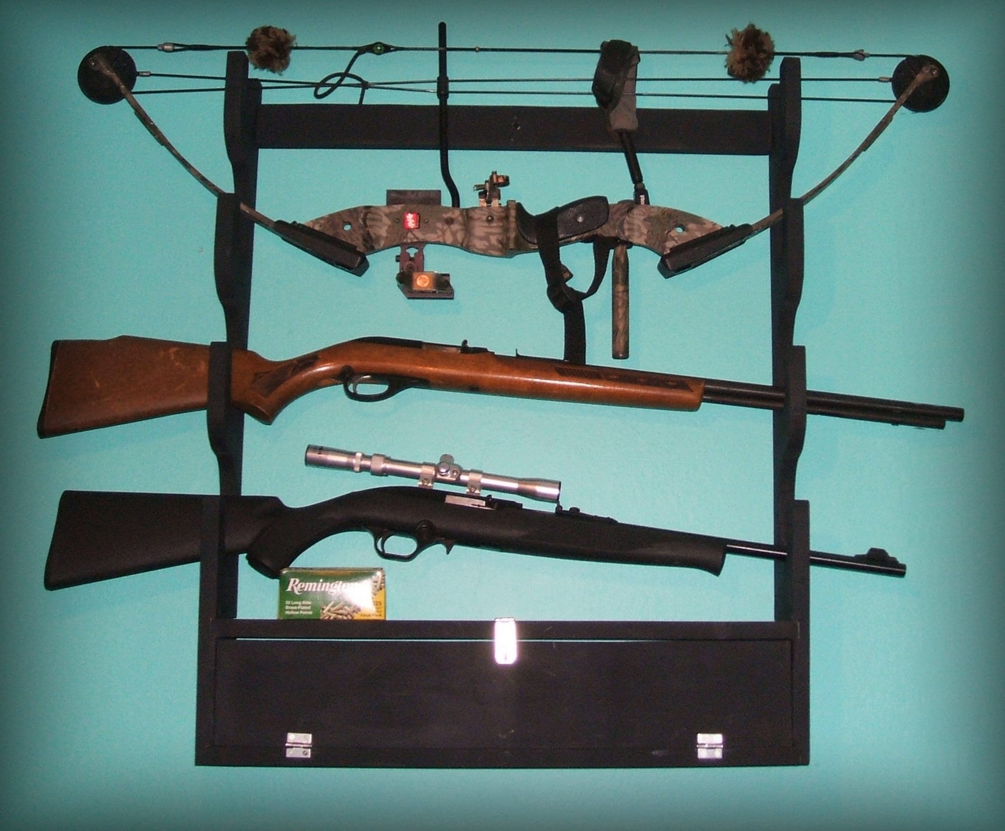 DIY Rifle Rack How-to Book Pattern Plan to Easily Build San Angelo Gun ...