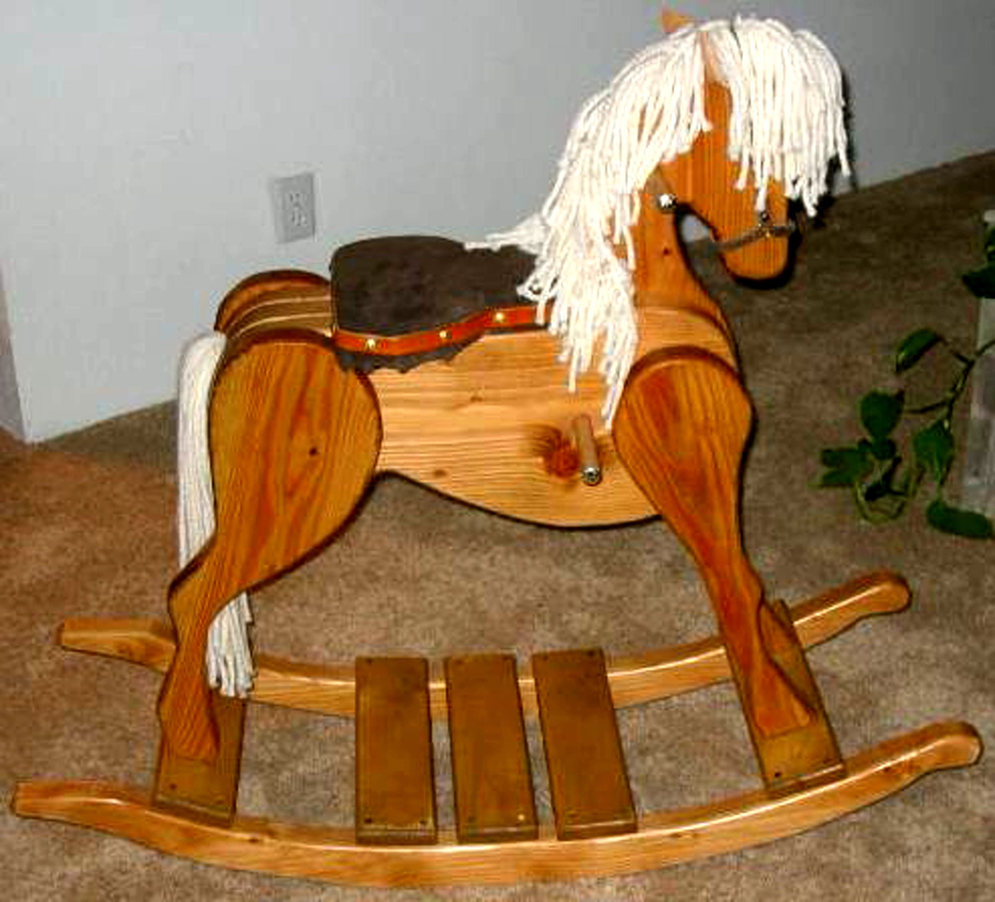 DIY Rocking Horse How-to Book Pattern Plan to Easily Build Child Size ...