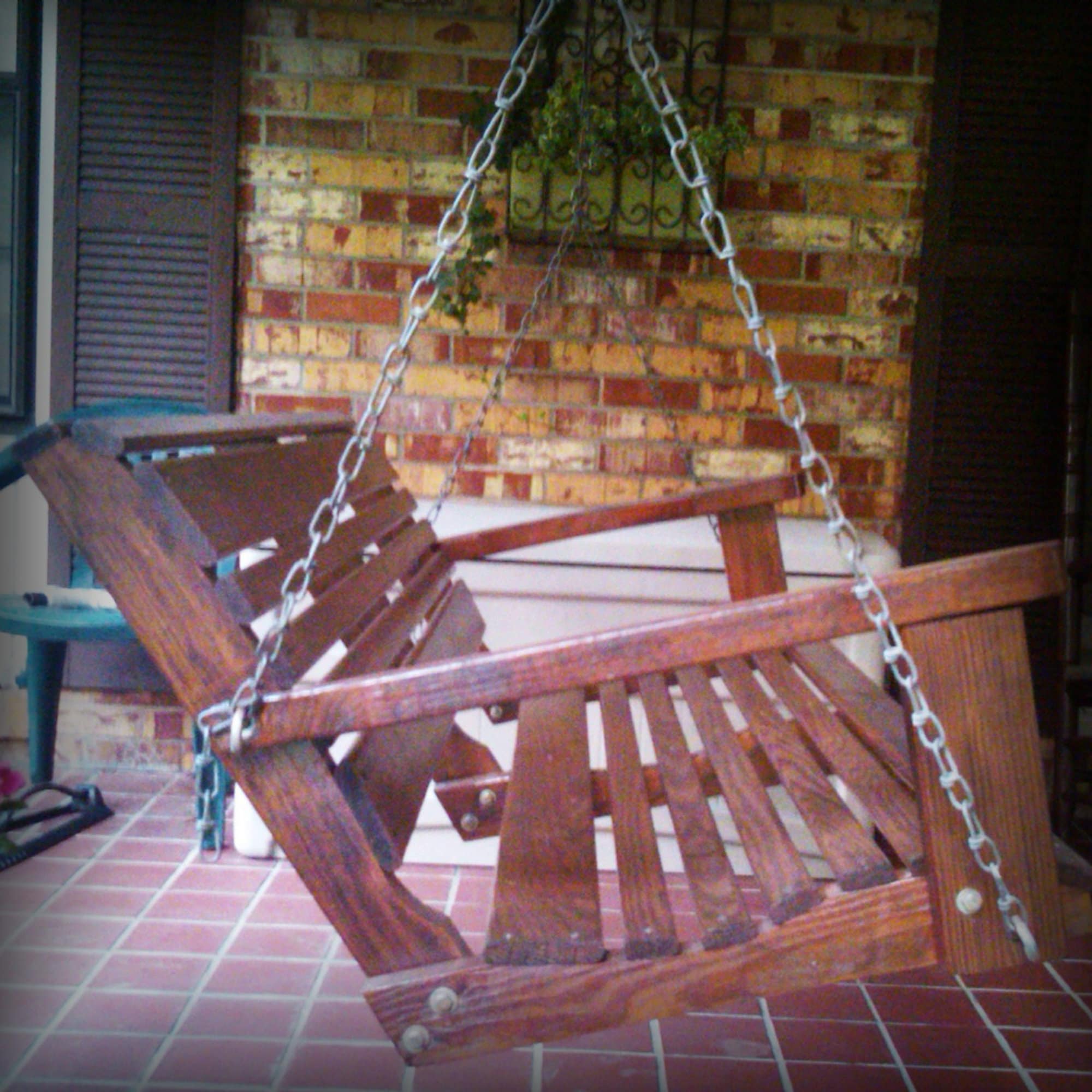 DIY Porch Swing How-to Book Pattern Plan to Easily Build 5' Long X 16 ...