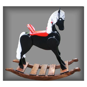 DIY Rocking Horse How-to Book; Digital Downloadable PDF Pattern Plan to ...