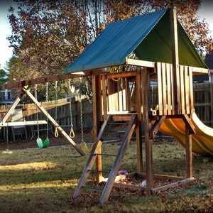 DIY Play Fort Swing Set How-to Book; Digital Downloadable PDF Pattern ...