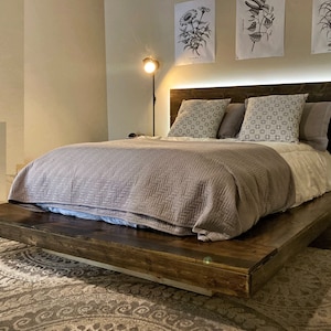 DIY Floating Platform Bed How-to Book; Pattern Plan to Easily Build Any ...